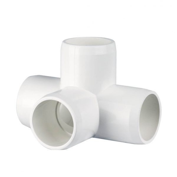 PVC TEE – 3/4" 4-Way PVC TEE – A to Z